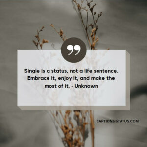 Happy SINGLE Quotes - CaptionsStatus
